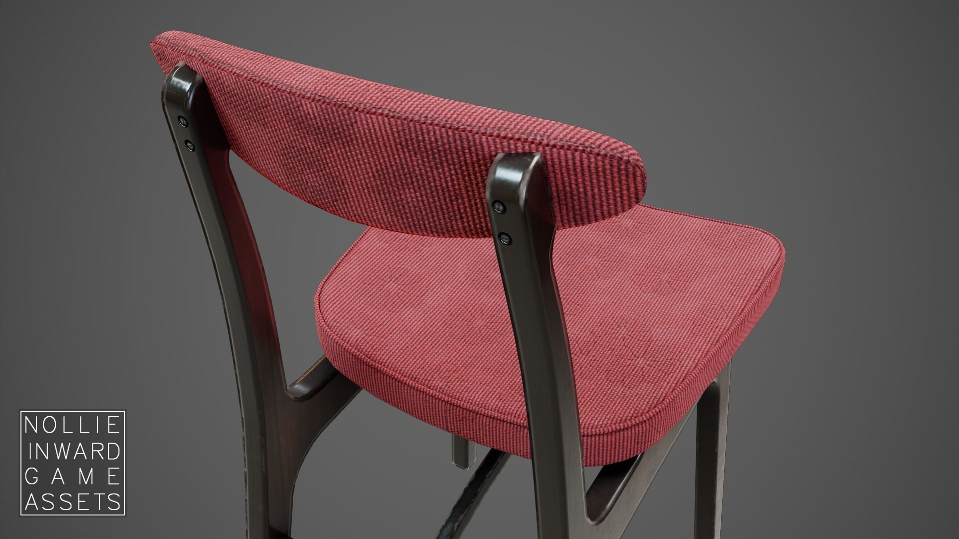 3D model Soviet Chair Variant 1 Dark VR / AR / low-poly | CGTrader