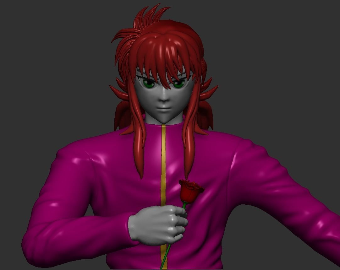 YuYu Hakusho complete main characters 3D model 3D printable | CGTrader