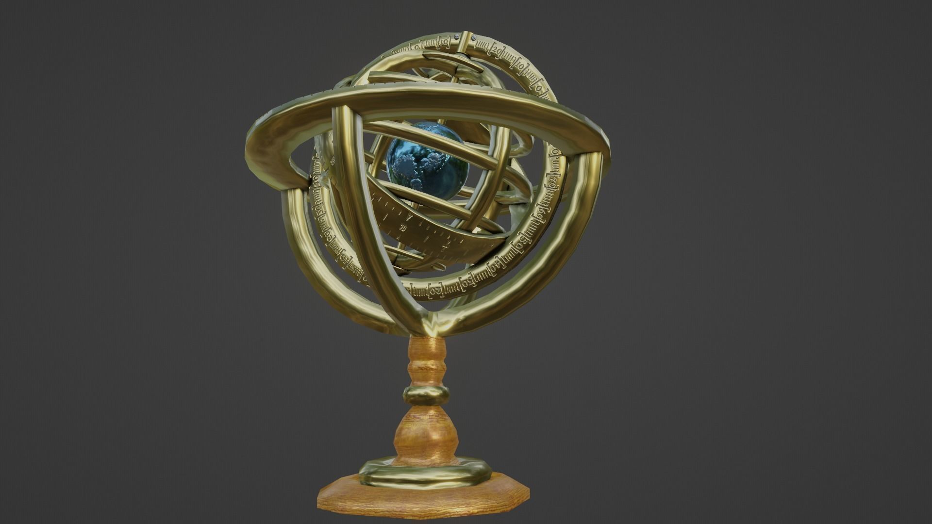 3D model Armillary Sphere VR / AR / low-poly | CGTrader