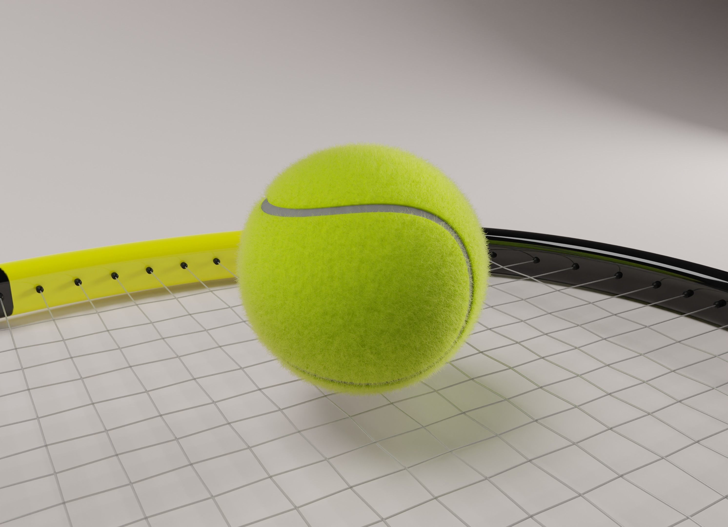 Tennis racket 3D model | CGTrader