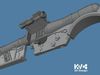 KV-Akira Heavy Laser Rifle 3D model 3D printable | CGTrader