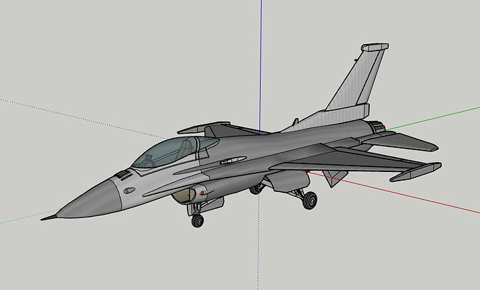 3D model F-16 Falcon VR / AR / low-poly | CGTrader