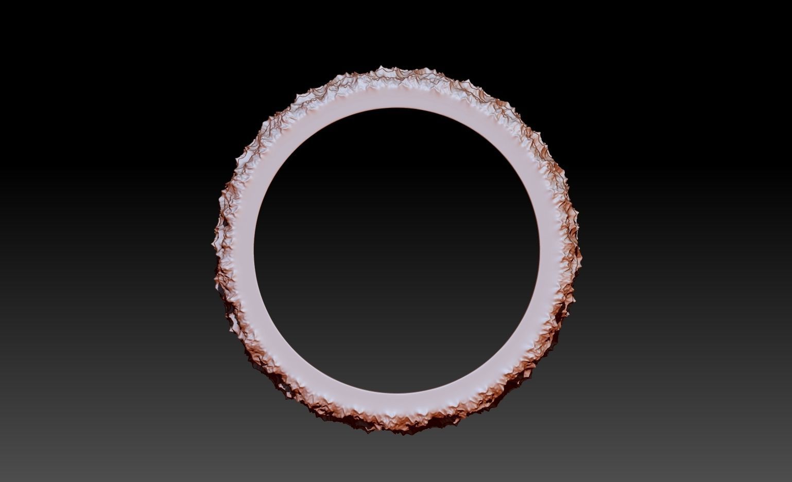Texture Paste Ring 3D model 3D printable | CGTrader