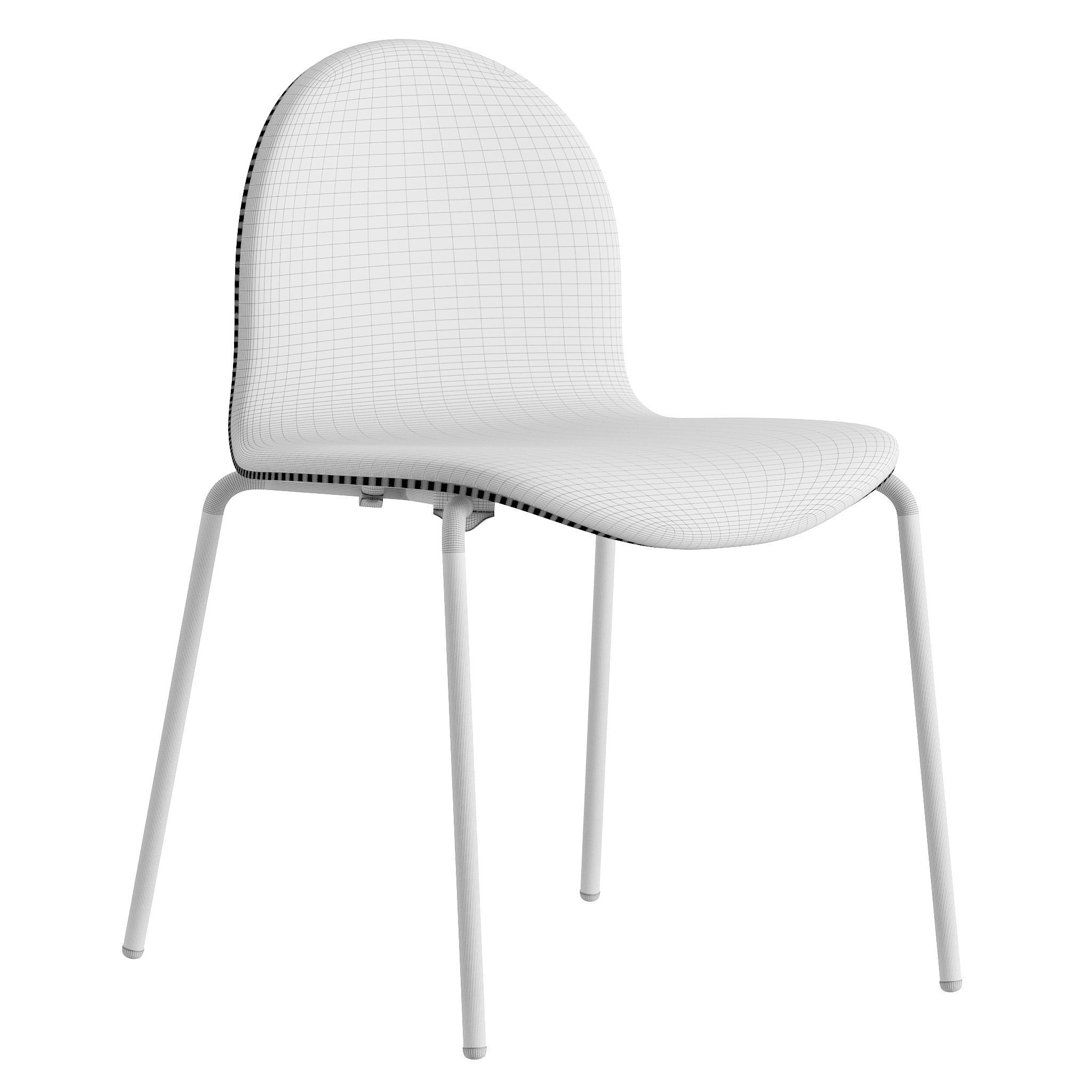 Branca Norma Dining Chair 3D model | CGTrader