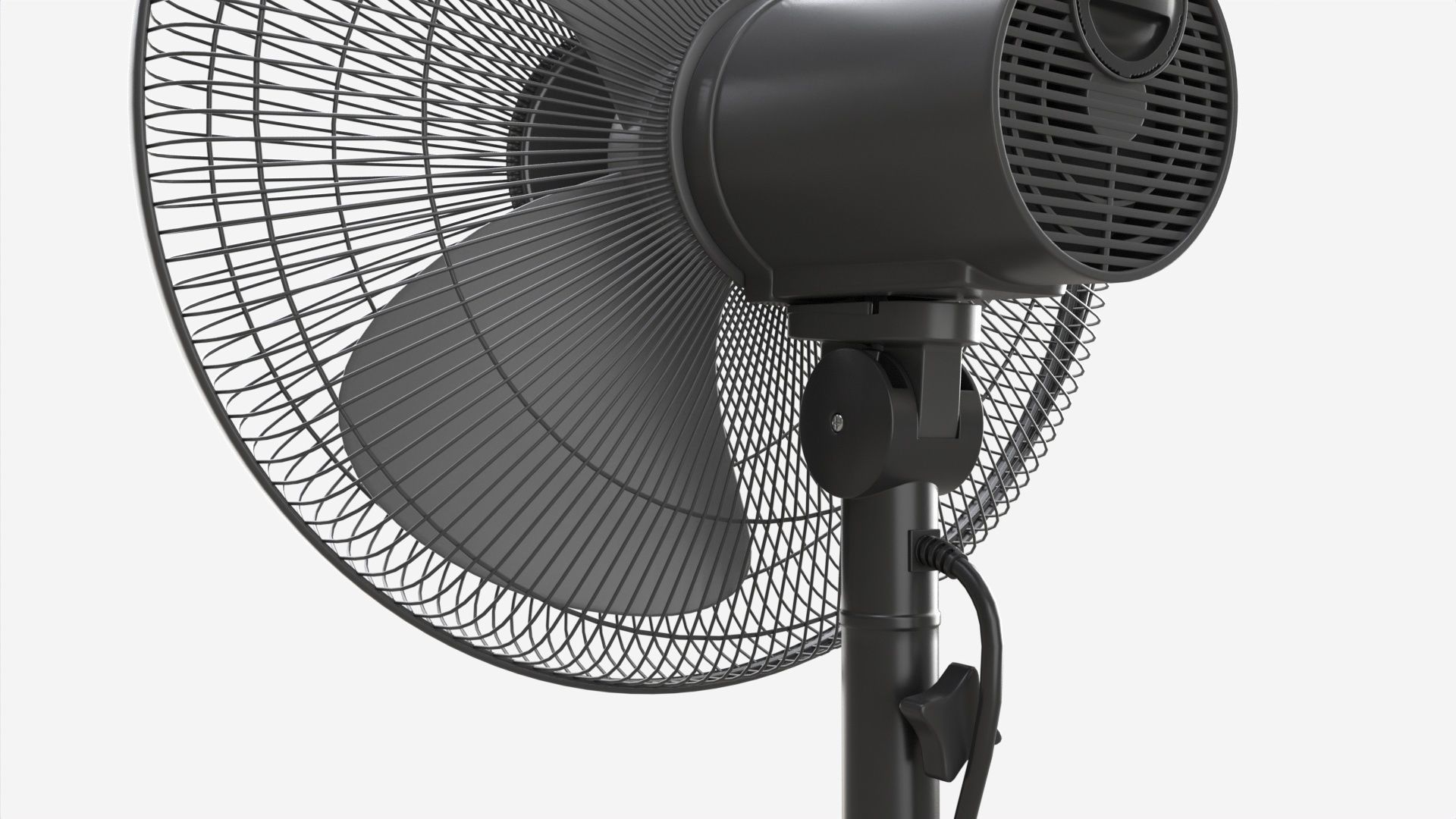 Floor Fan Gray 3D model | CGTrader