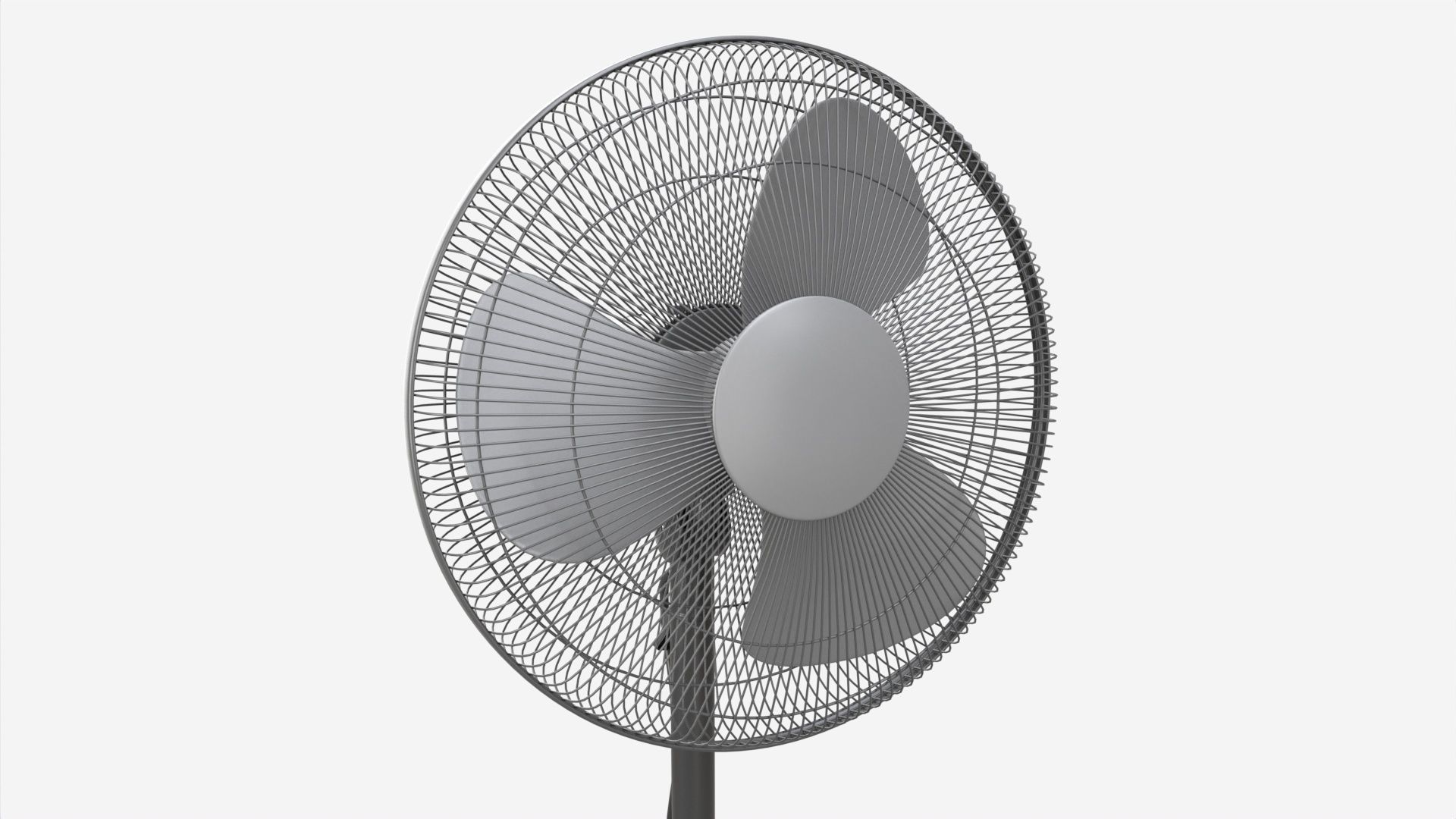 Floor Fan Gray 3D model | CGTrader