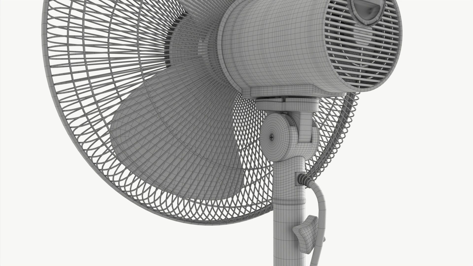 Floor Fan Gray 3D model | CGTrader