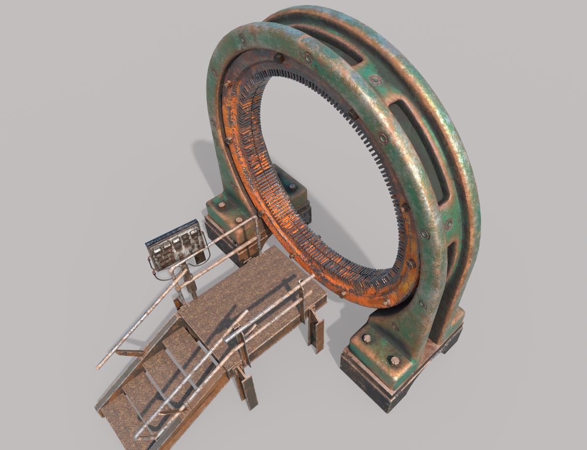 Old Portal 3D model | CGTrader