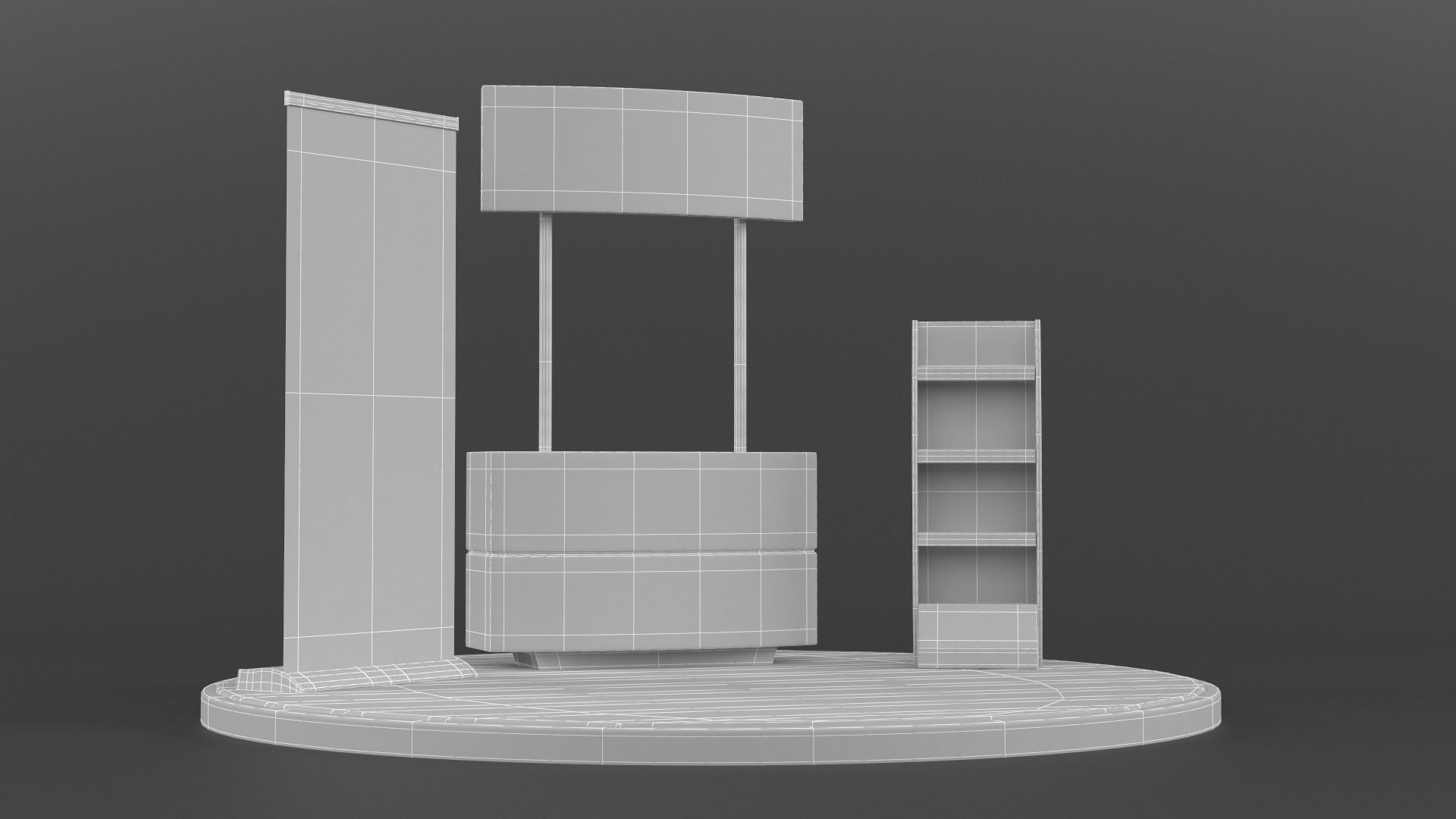 Exhibition Stand Design 3D model | CGTrader