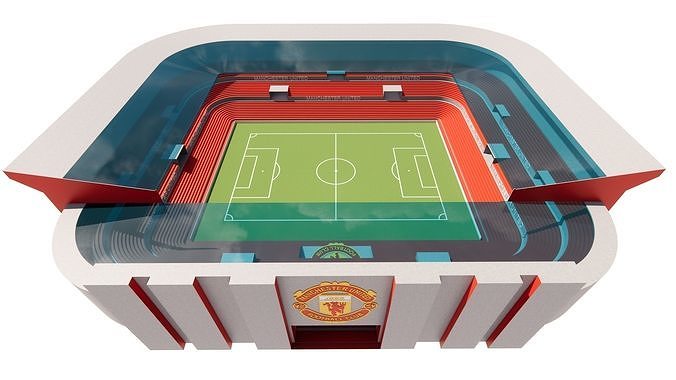 Soccer Stadium Revit- Manchester United Stadium Fan 3D model | CGTrader