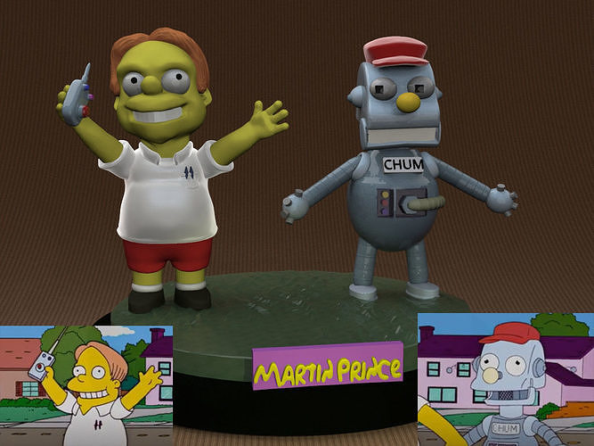 MARTIN PRINCE AND CHUM 3D model 3D printable | CGTrader