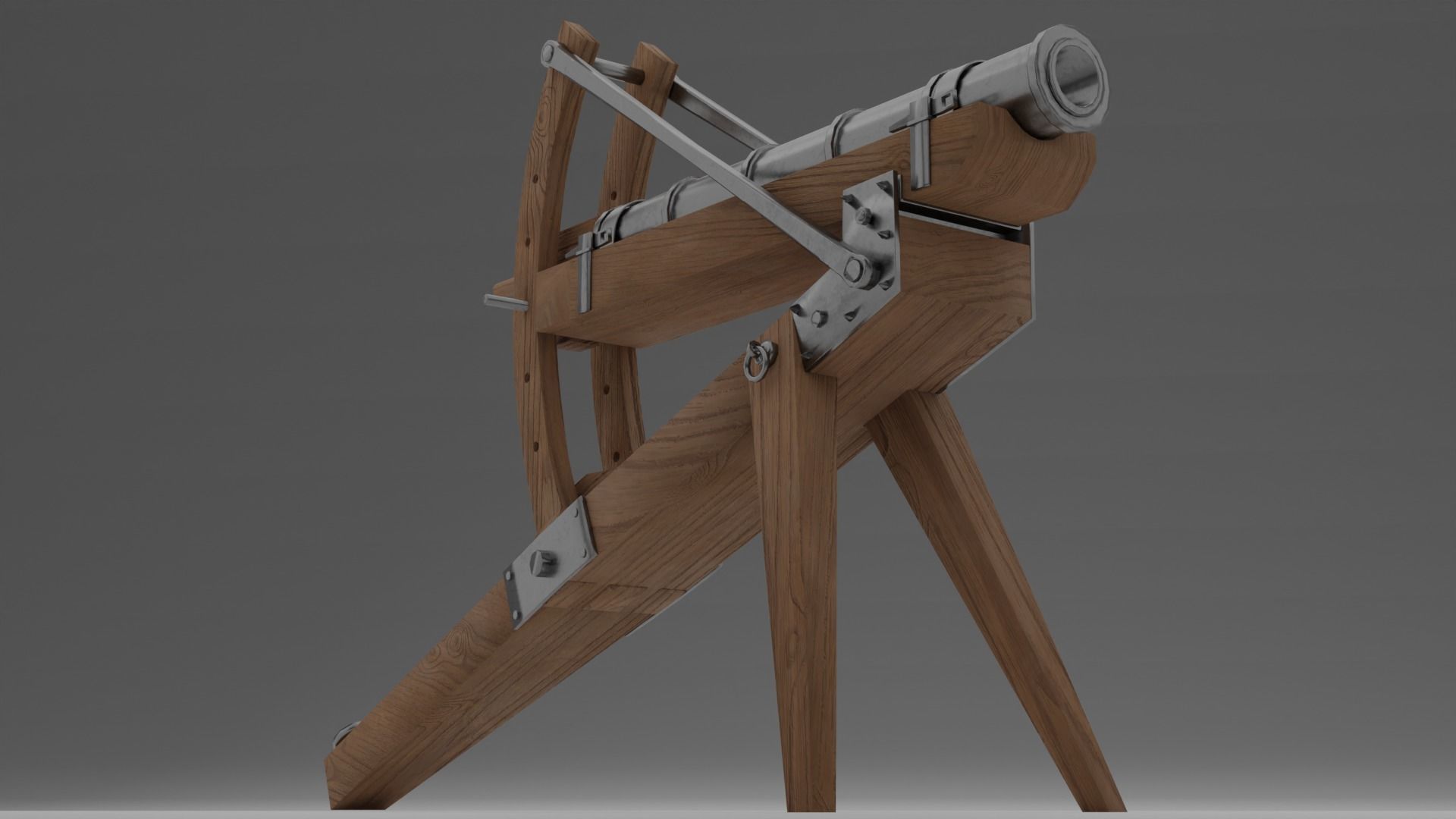 3D model Medieval Cannon VR / AR / low-poly | CGTrader