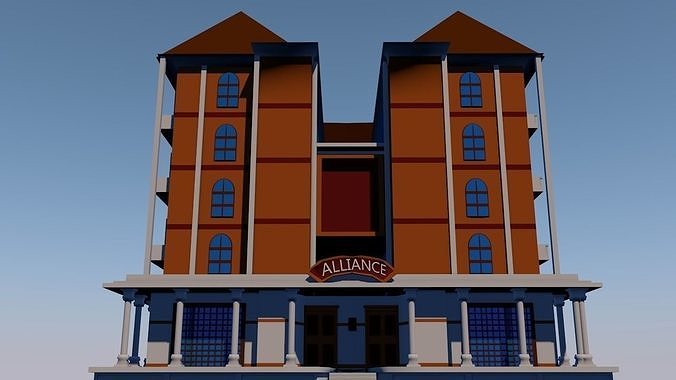 3D model My Hero Academia UA Dorms 3d Model VR / AR / low-poly | CGTrader