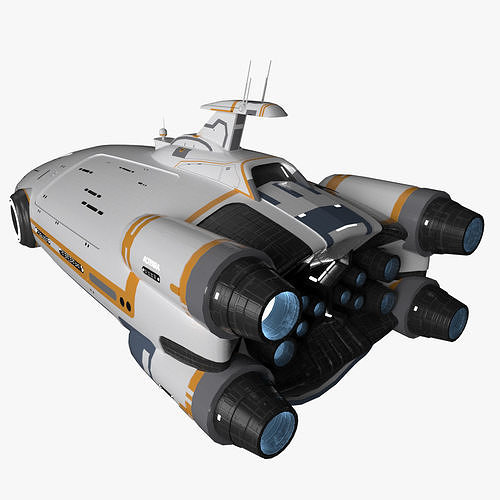 Aurora Spaceship 3D model | CGTrader