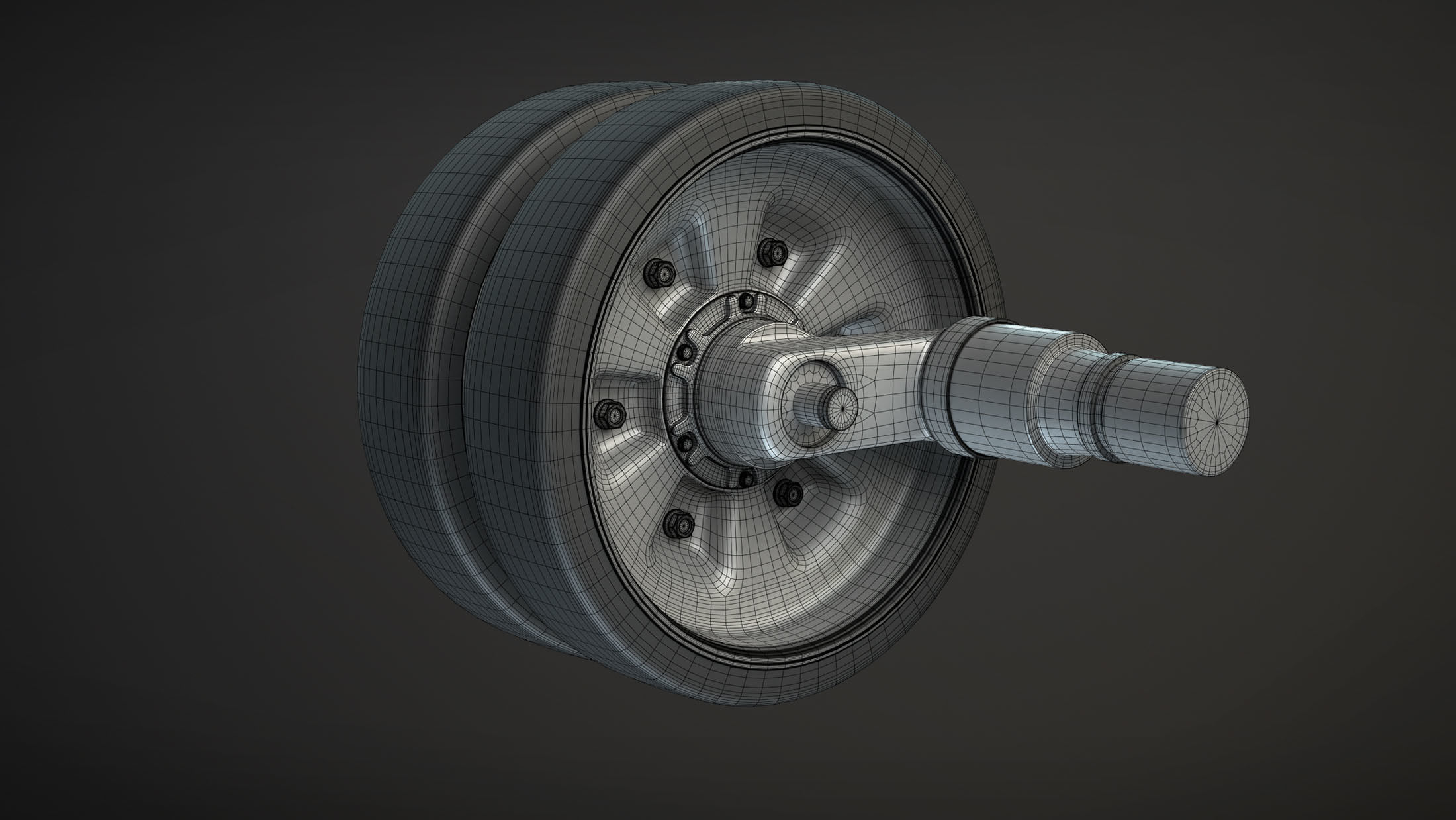 T-72 and T-90 Tank Wheels Set High-Poly 3D model | CGTrader