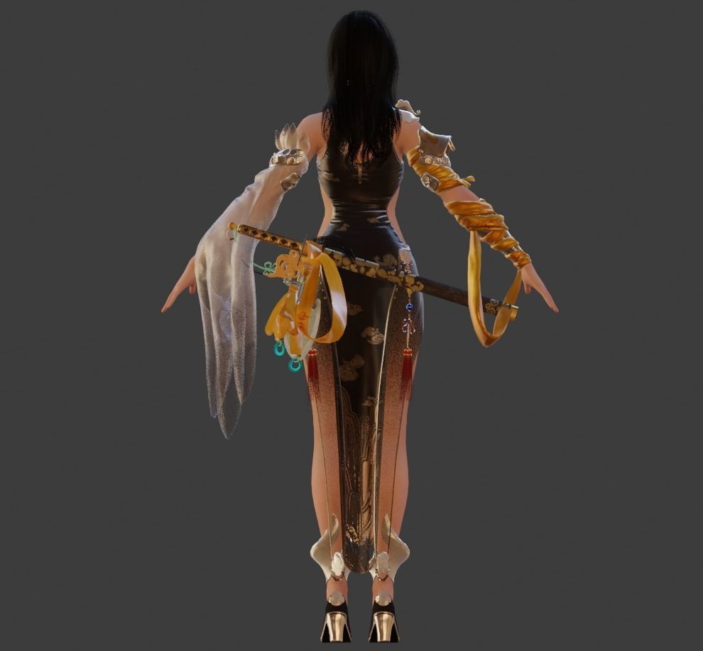Lahn from Black Desert Online 3D model | CGTrader