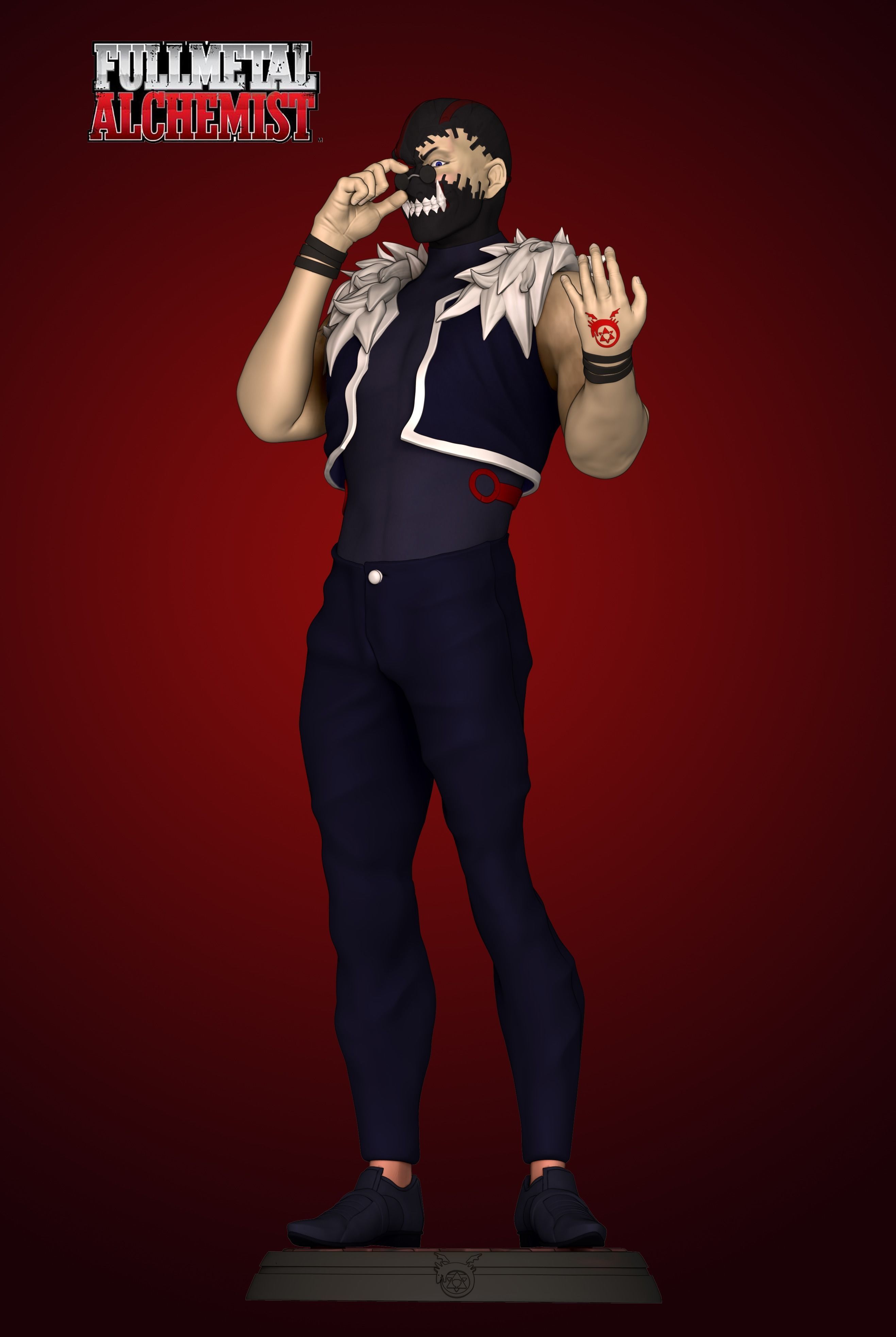 Greed-Fullmetal Alchemist 3D model 3D printable | CGTrader