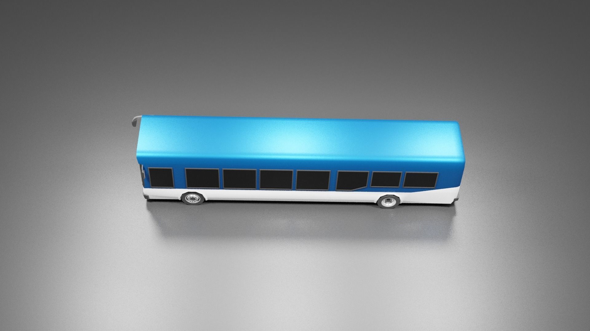 3D model Low Poly Bus - Roblox VR / AR / low-poly | CGTrader