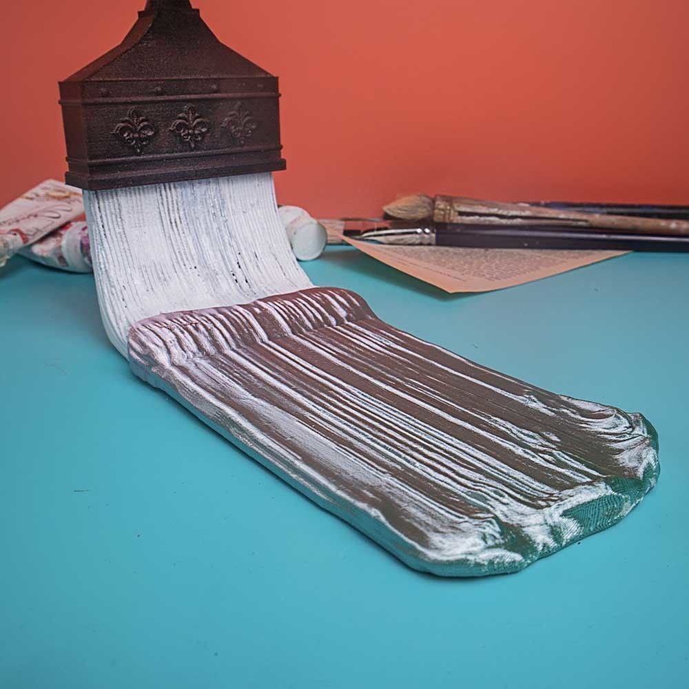 BRUSH WITH PAINT - 3d print stl 3D model 3D printable | CGTrader
