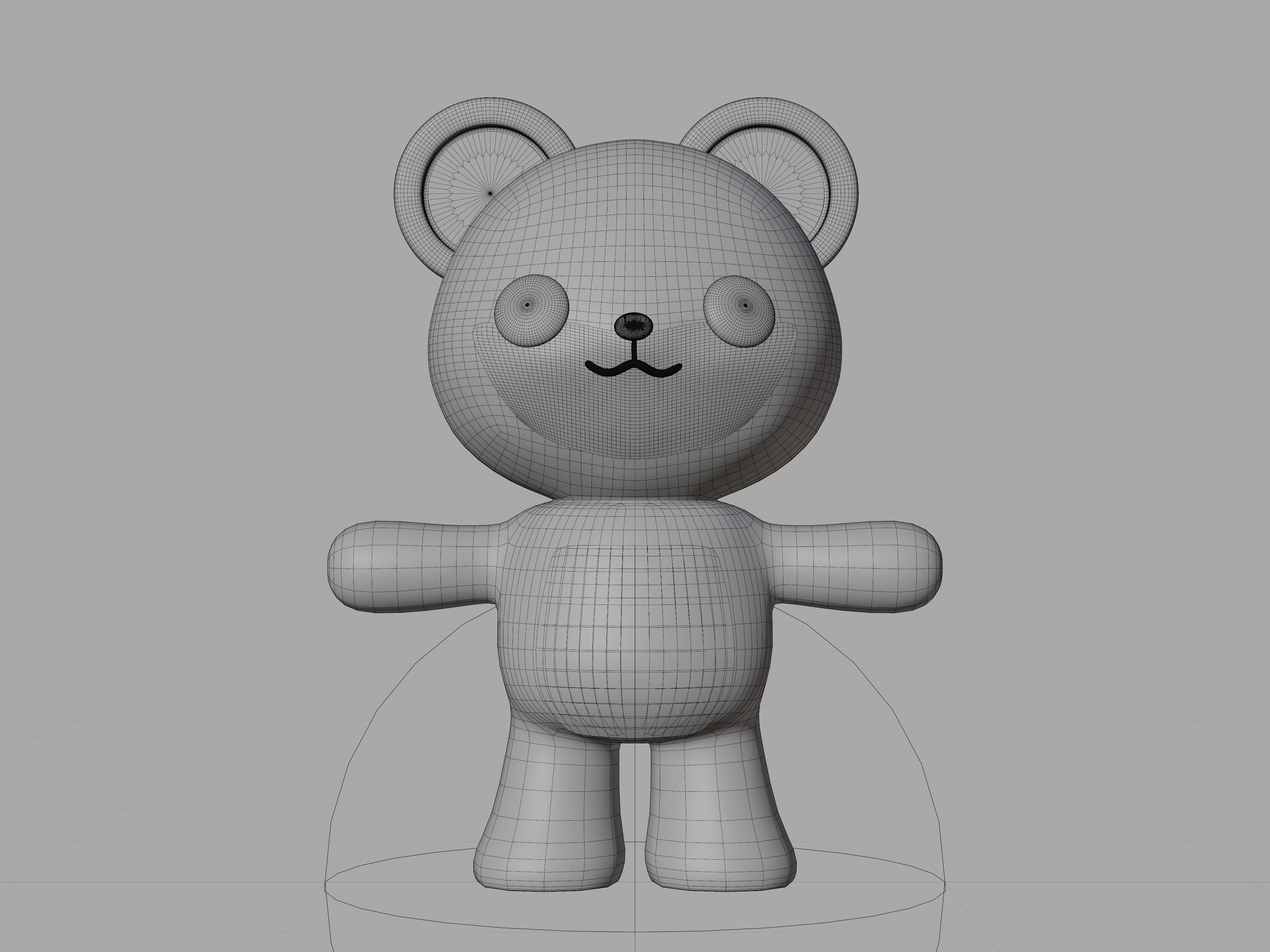 Character Bear kawaii cute 3D model | CGTrader