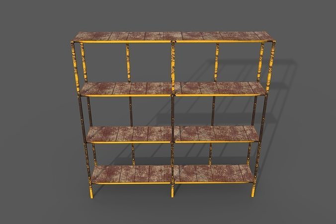 3D model Rack Low poly With PBR Low-poly VR / AR / low-poly | CGTrader