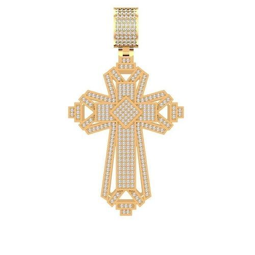 Diamond Cross 3D model 3D printable | CGTrader