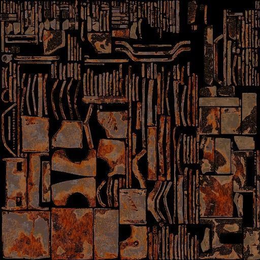 Violently-rusted Abandoned Car 3D model | CGTrader