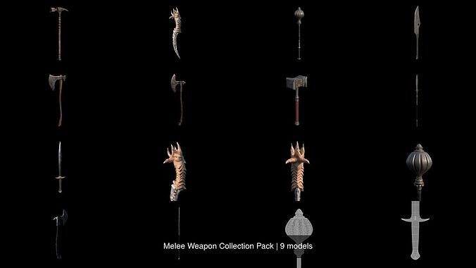 Melee Weapon Collection Pack | CGTrader