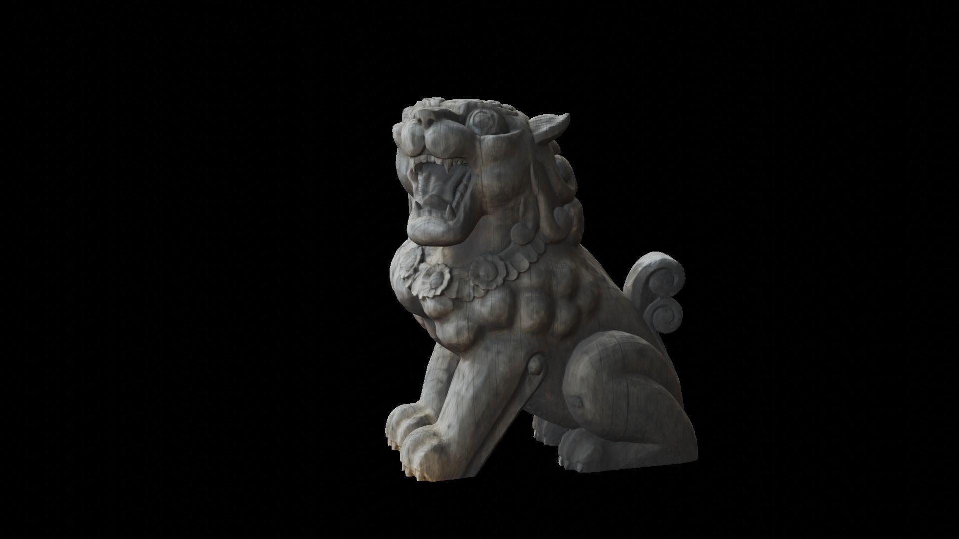 Korean Traditional Animal Statue Hae-tae 3D model | CGTrader