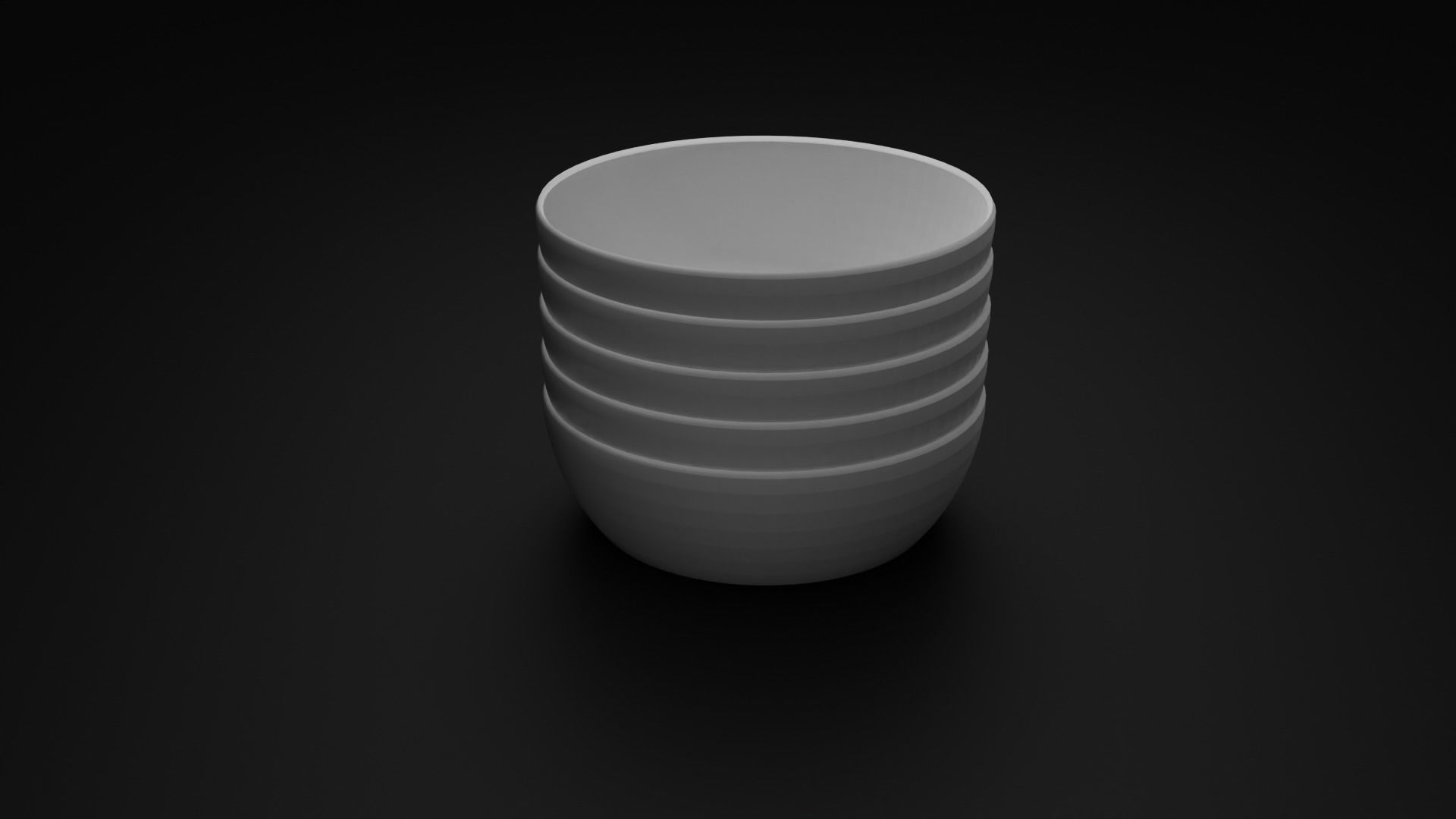 Plates and Bowls free 3D model | CGTrader
