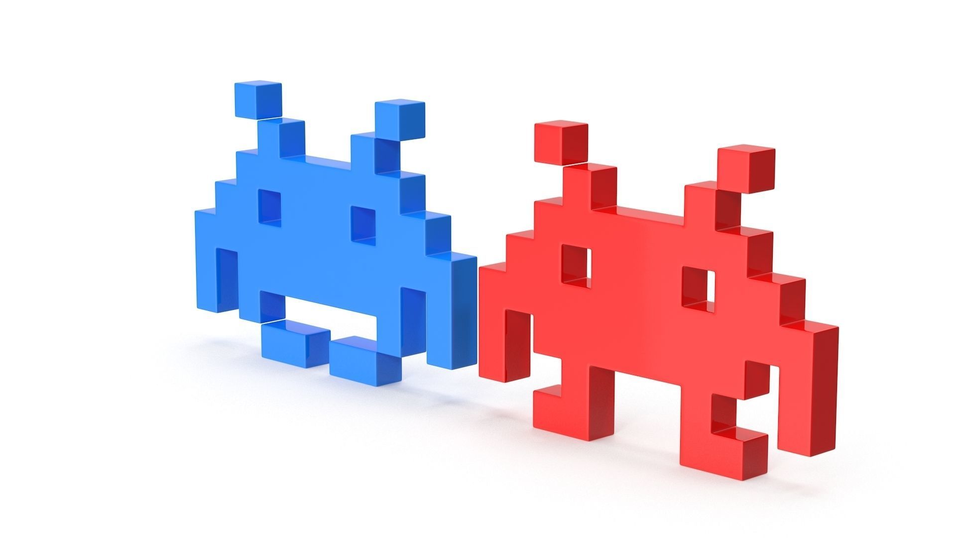 3D model Space Invaders VR / AR / low-poly | CGTrader