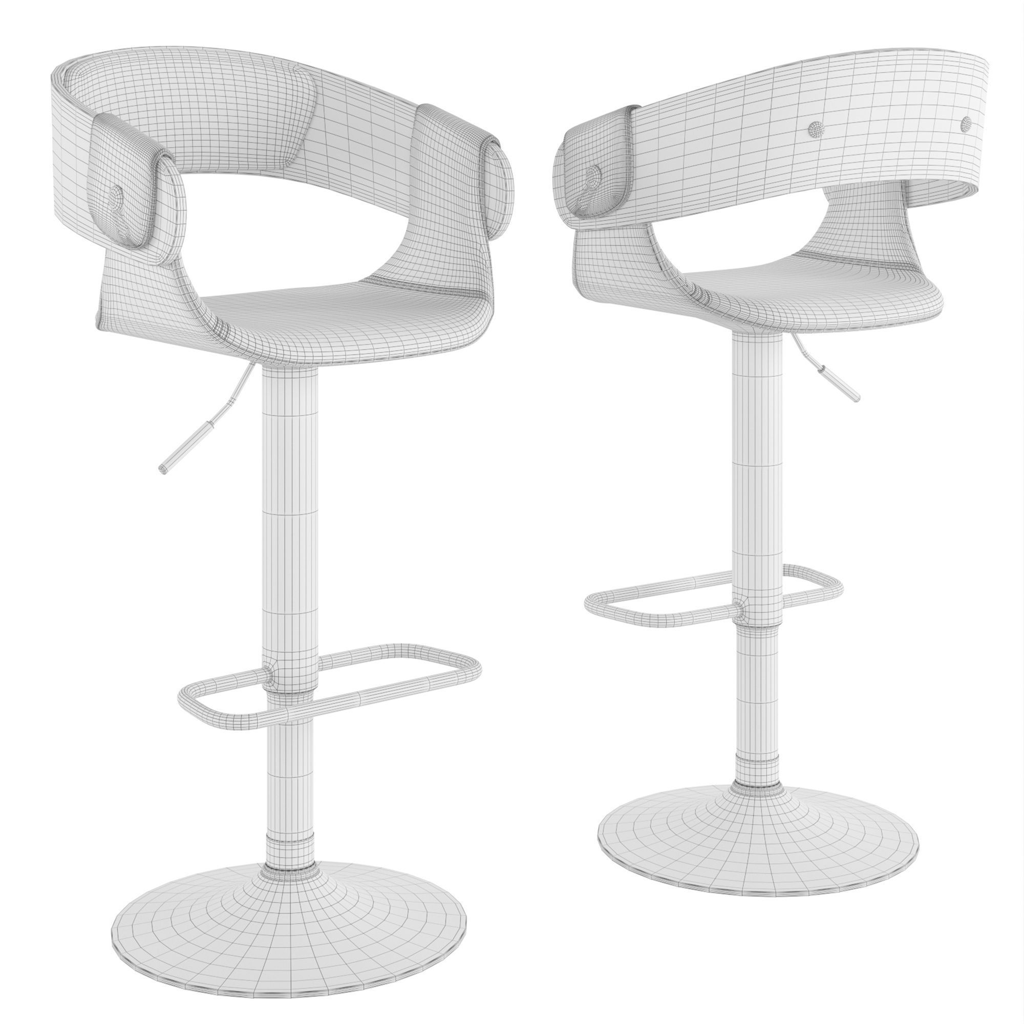 Bar stool Misty 3D model | CGTrader