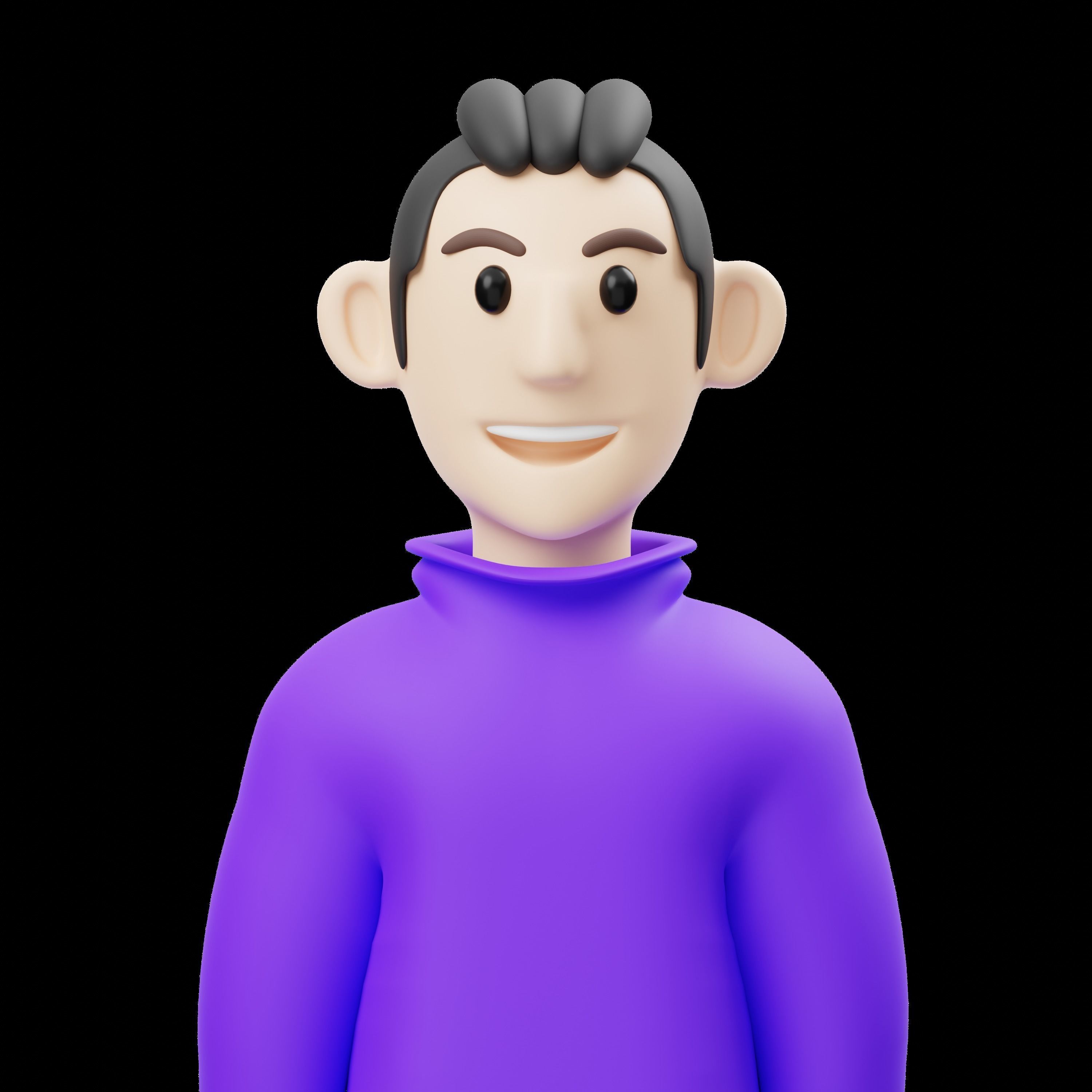 Avatar V3 3D Render Illustration 3D model rigged | CGTrader