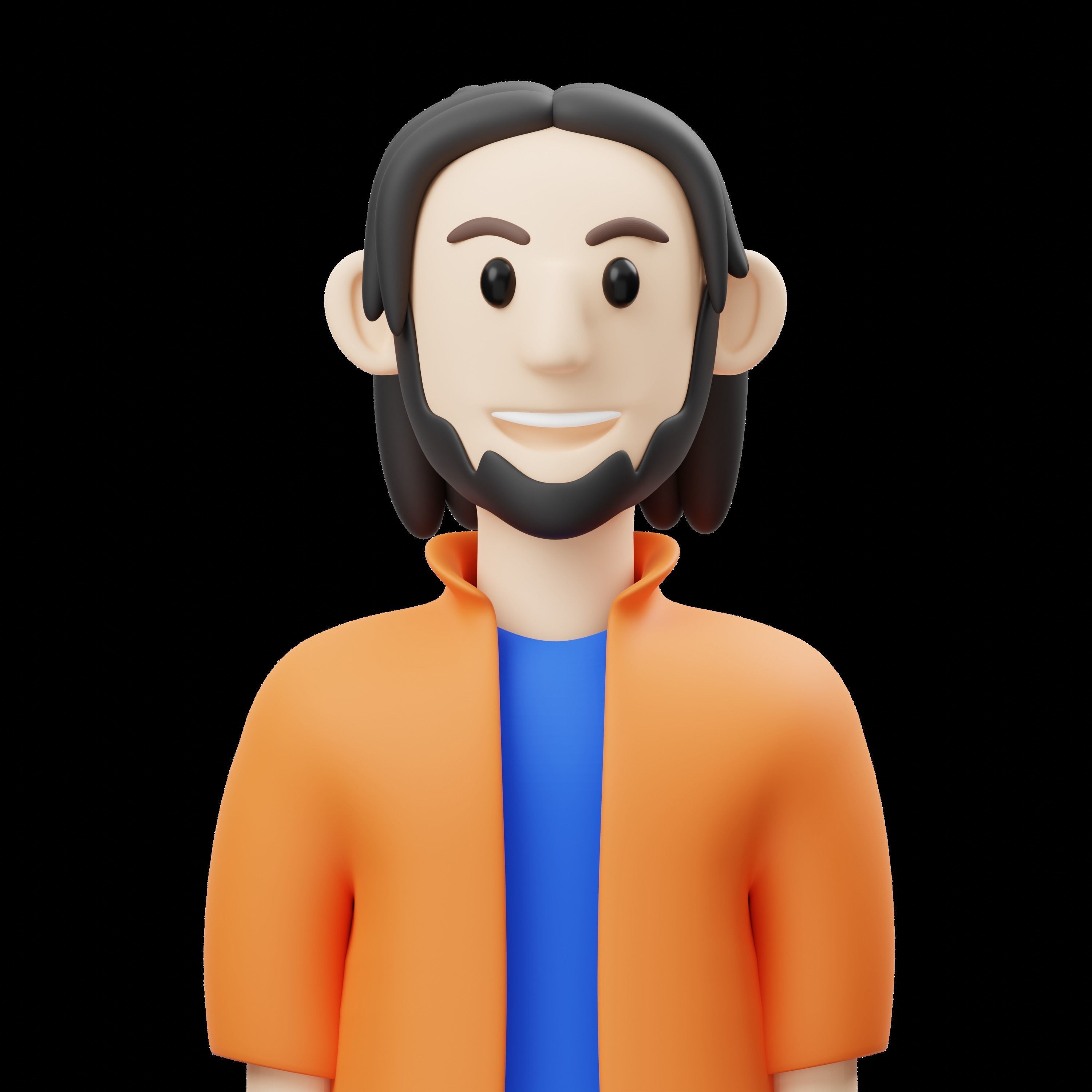 Avatar V3 3D Render Illustration 3D model rigged | CGTrader