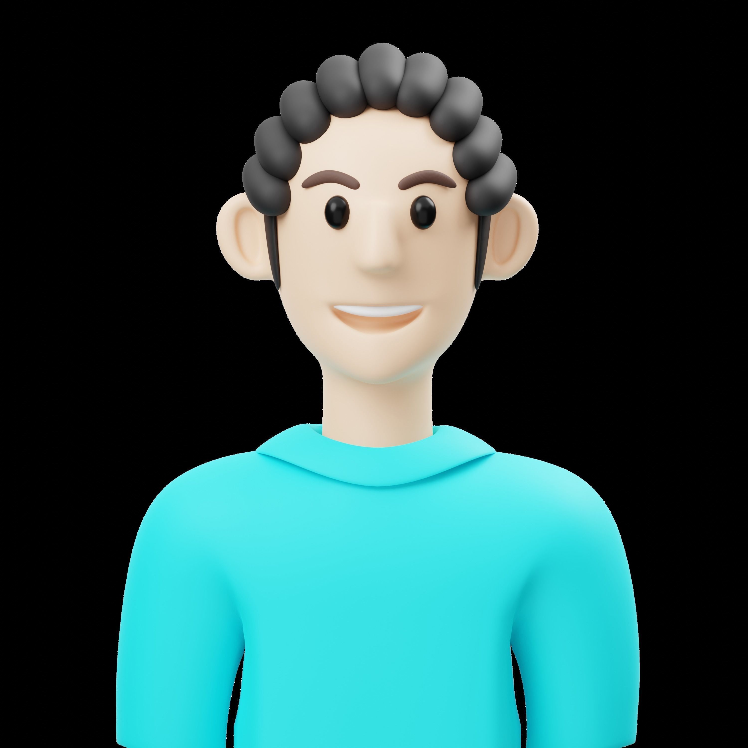 Avatar V3 3D Render Illustration 3D model rigged | CGTrader