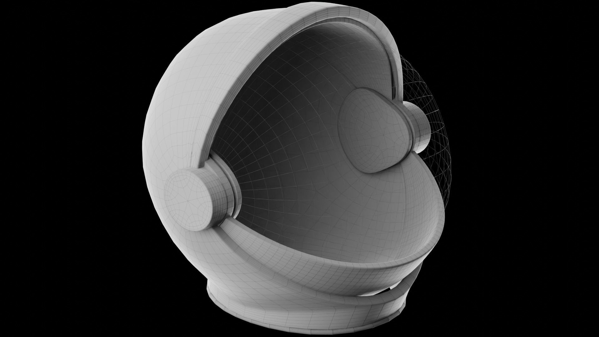 3D model Space helmet 3D model - Astronaut VR / AR / low-poly | CGTrader