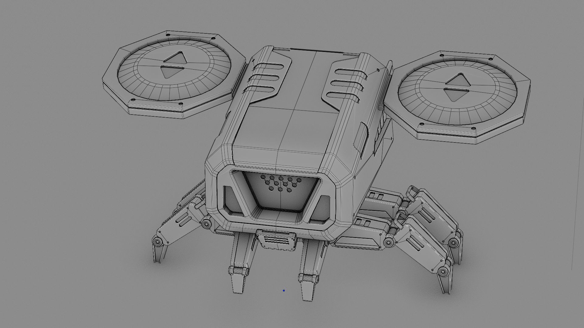 FLY BOT RIGGED 3D model rigged | CGTrader