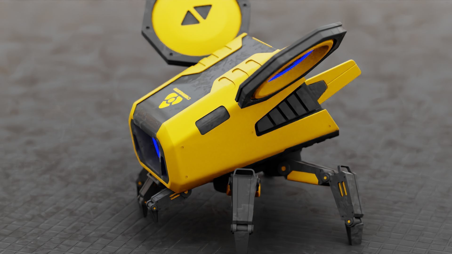 FLY BOT RIGGED 3D model rigged | CGTrader