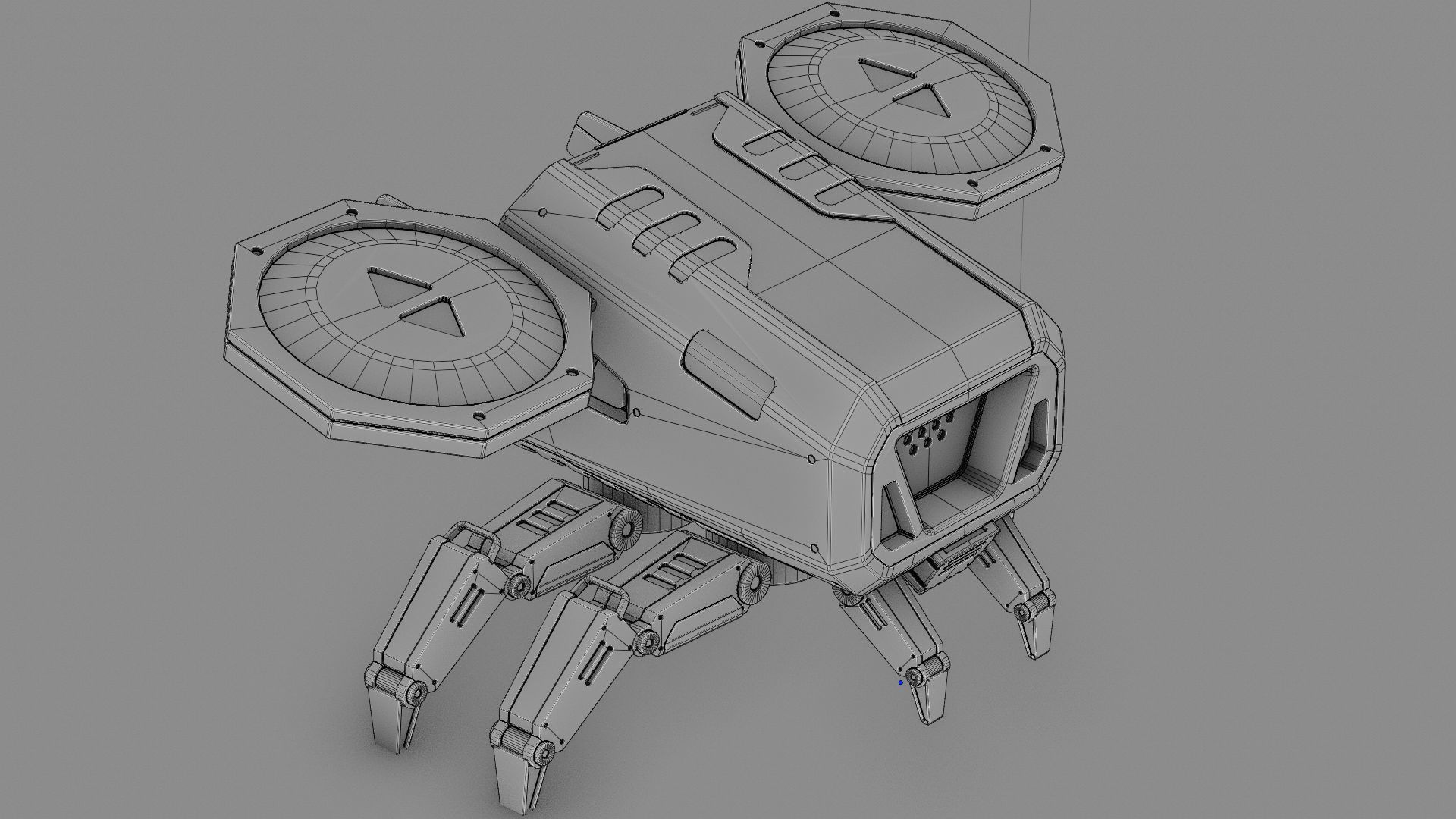 FLY BOT RIGGED 3D model rigged | CGTrader