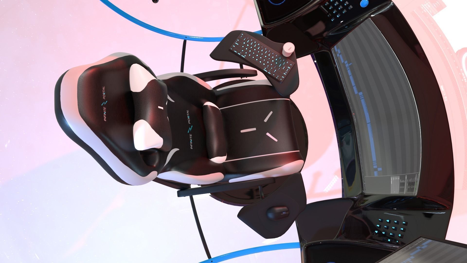 Gaming machine 3D model rigged | CGTrader