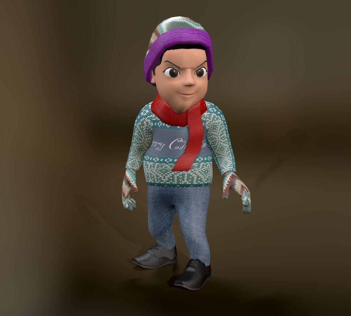 Christmas Character Bundles 3D model animated rigged | CGTrader