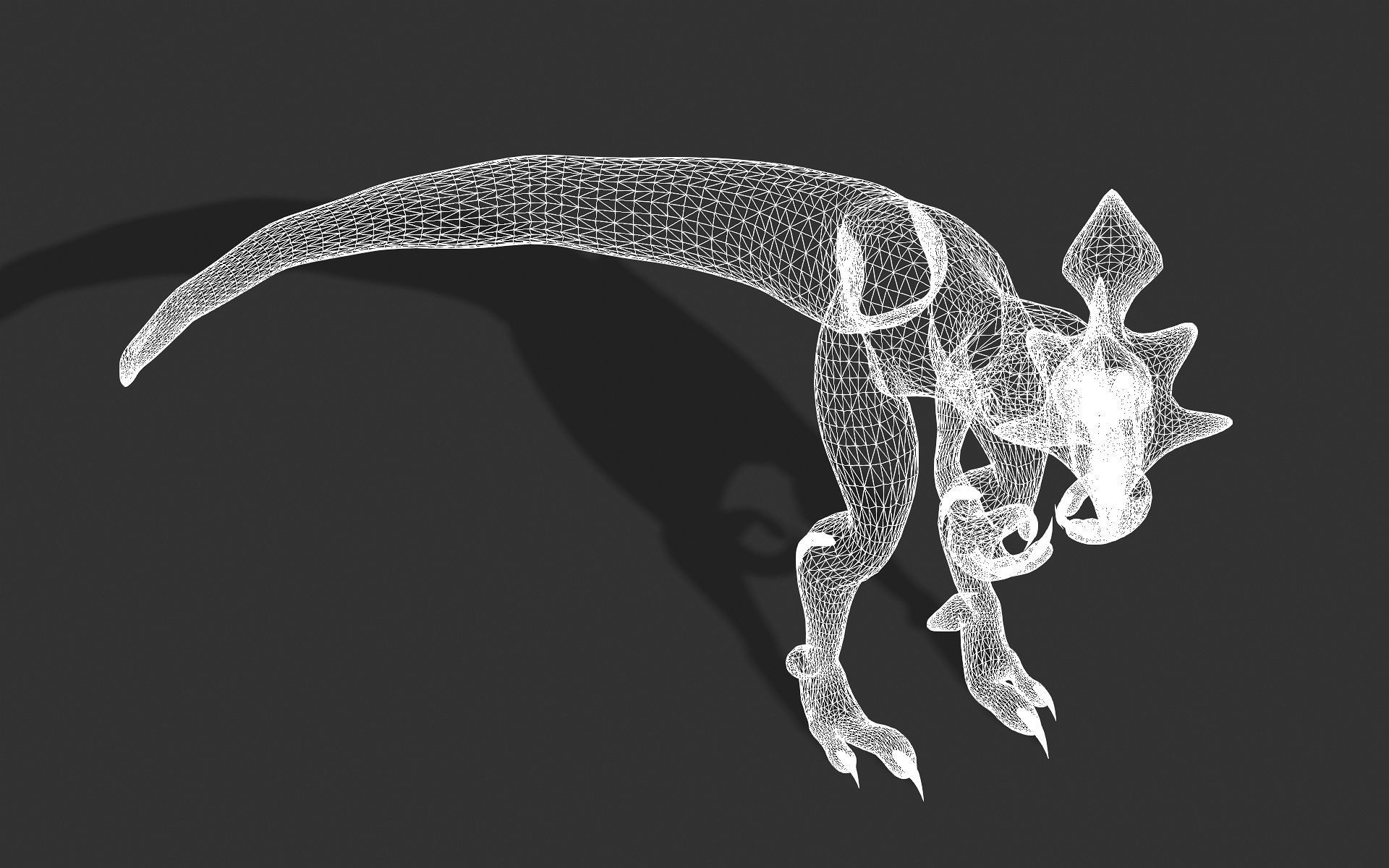 3D model Crowned Raptor Dinosaur VR / AR / low-poly | CGTrader