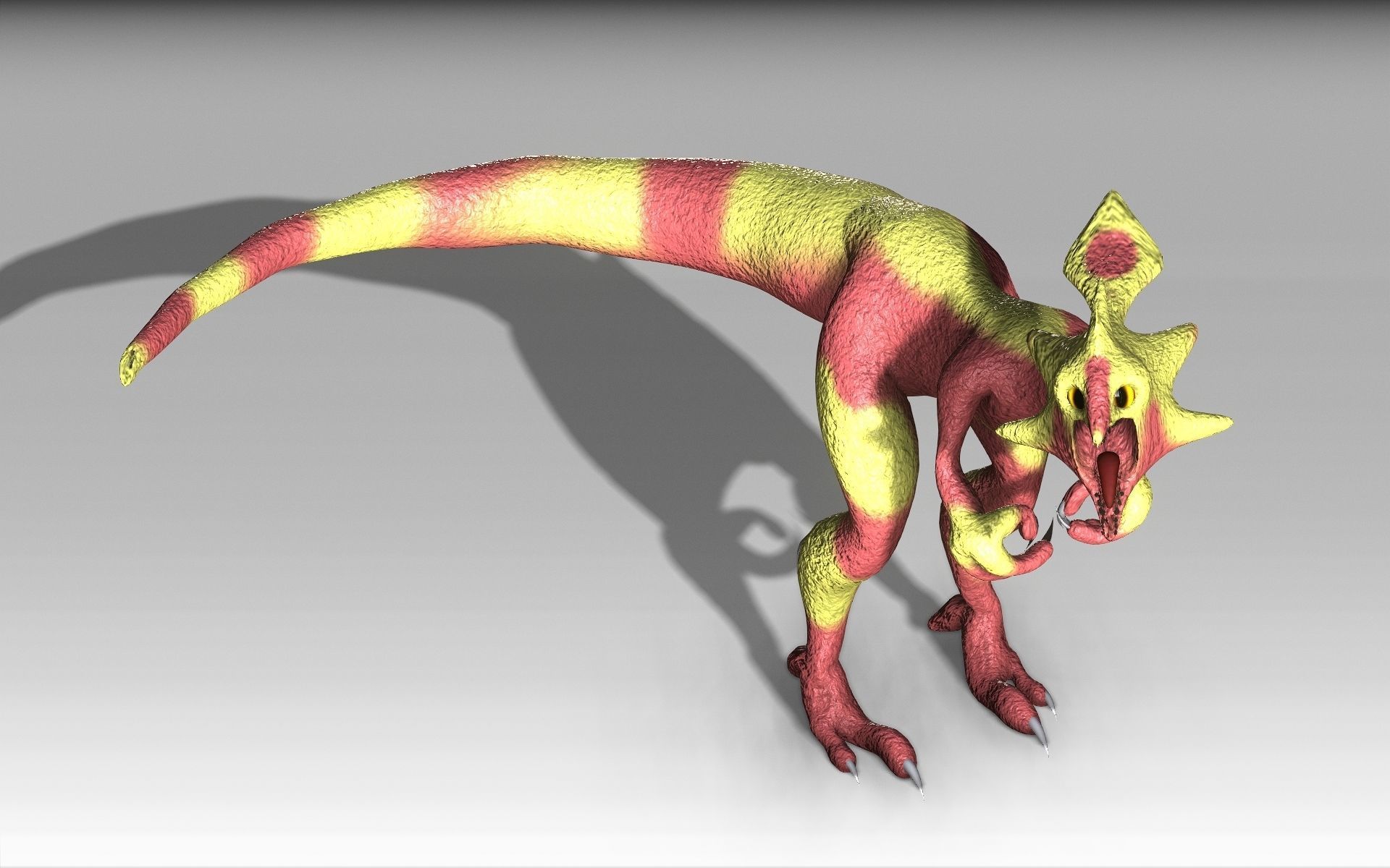 3D model Crowned Raptor Dinosaur VR / AR / low-poly | CGTrader
