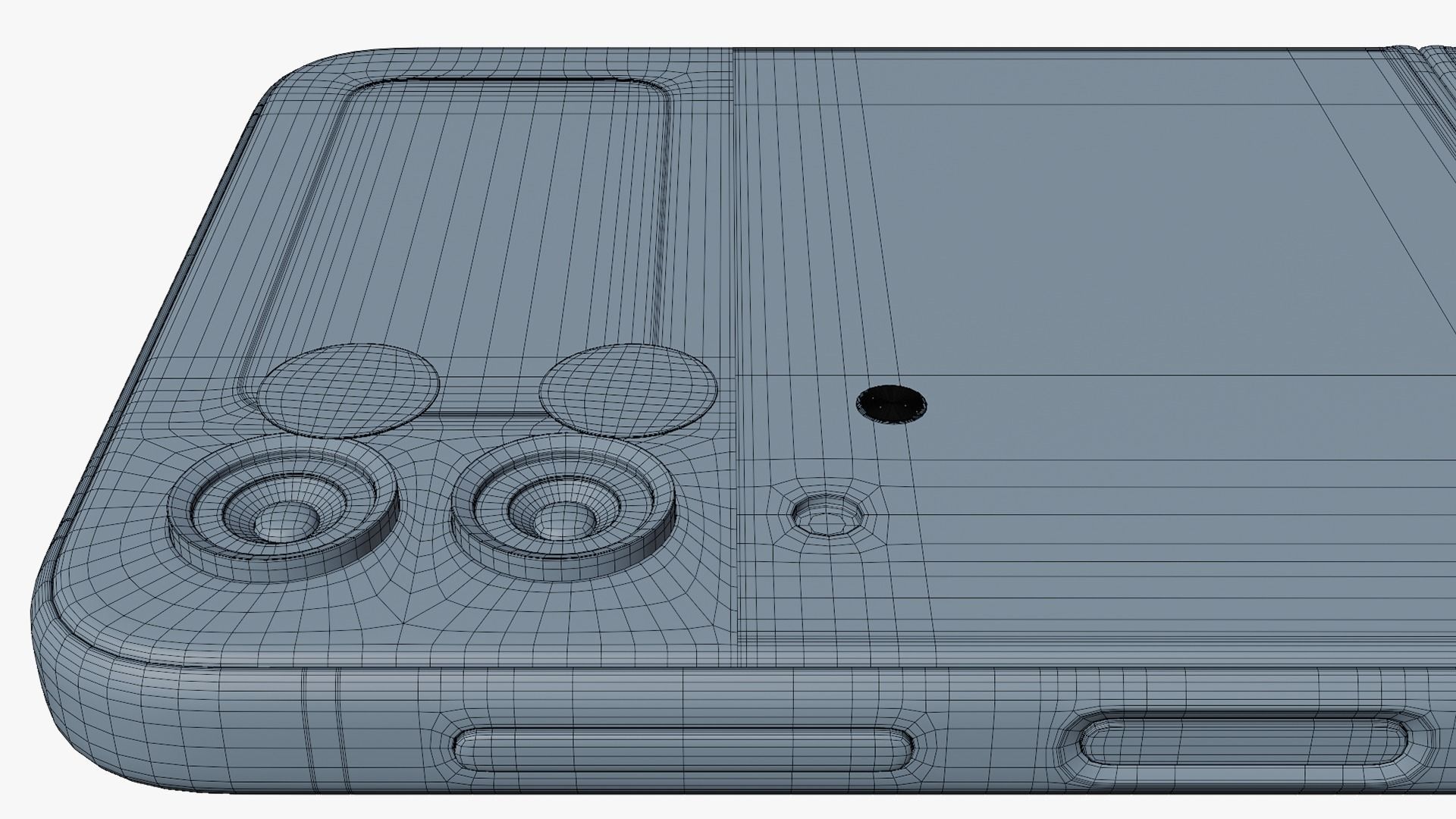 3D model Samsung Galaxy Z Flip 4 Graphite Rigged VR / AR / low-poly ...
