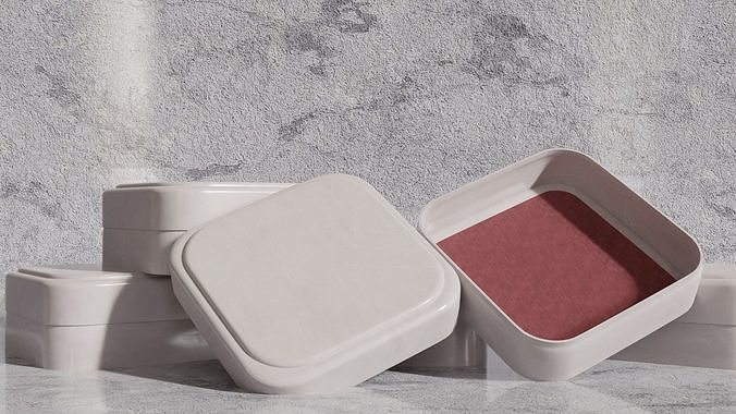 Necklace Box free 3D model | CGTrader