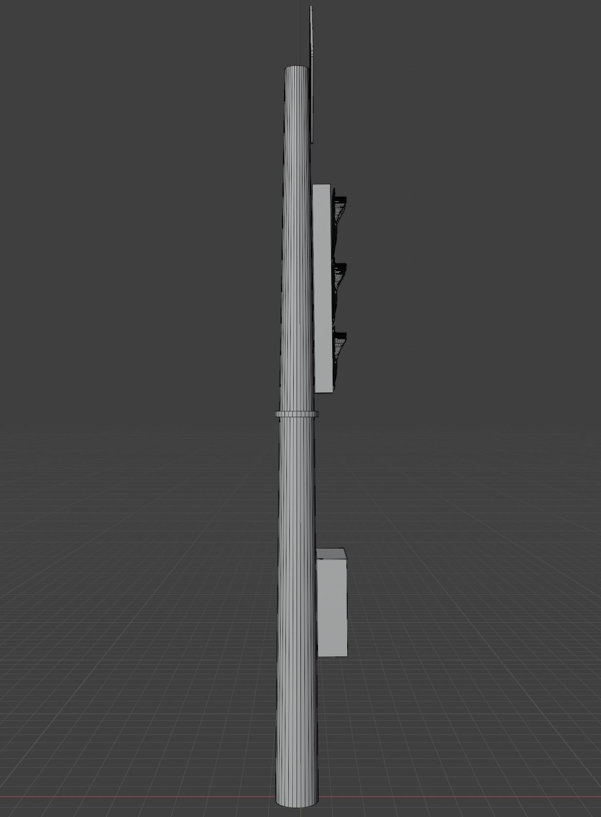 3D model Old Rusty City Traffic Light VR / AR / low-poly | CGTrader