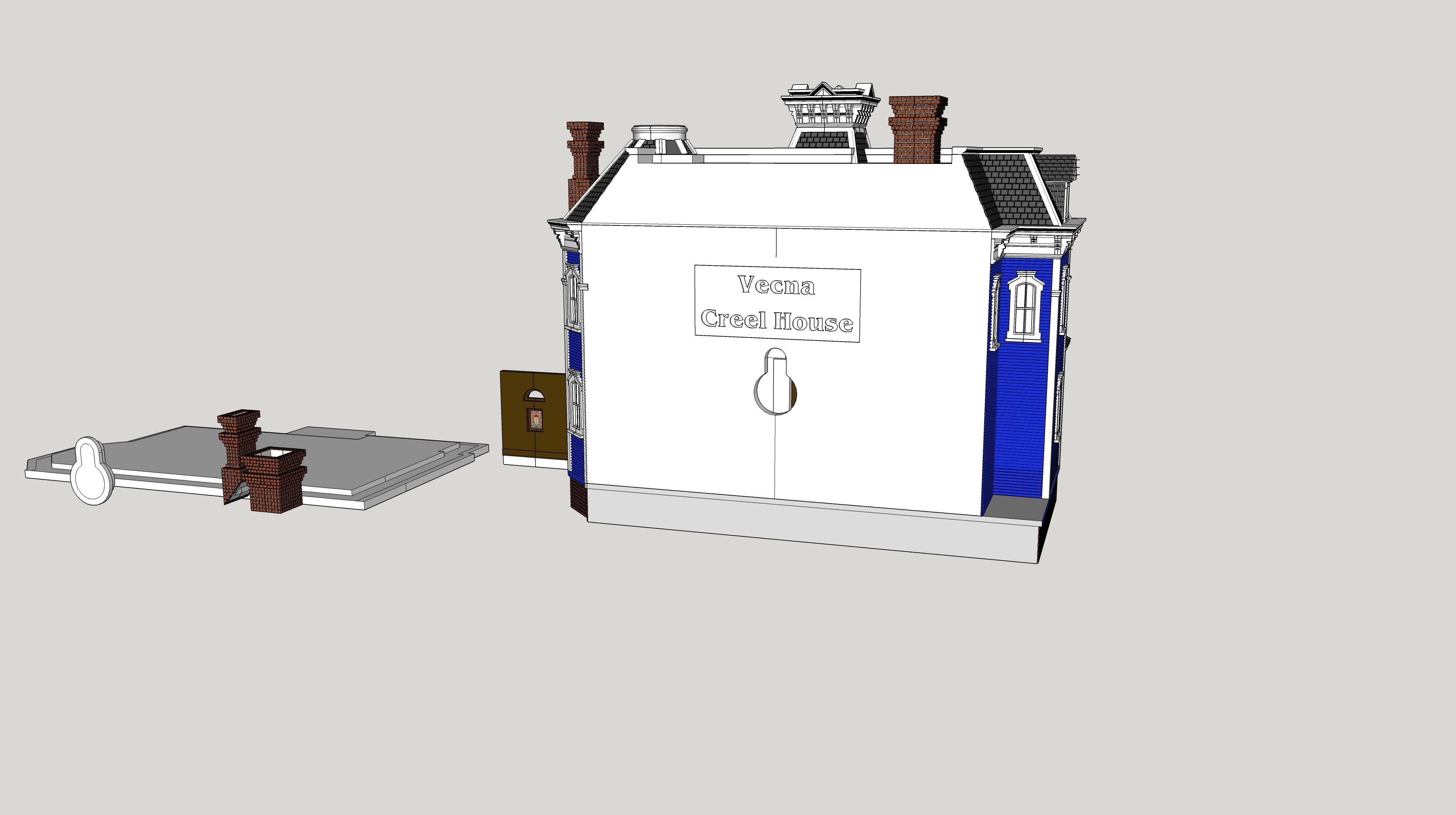 Stranger Things Vecna Creel House 3D model 3D printable | CGTrader