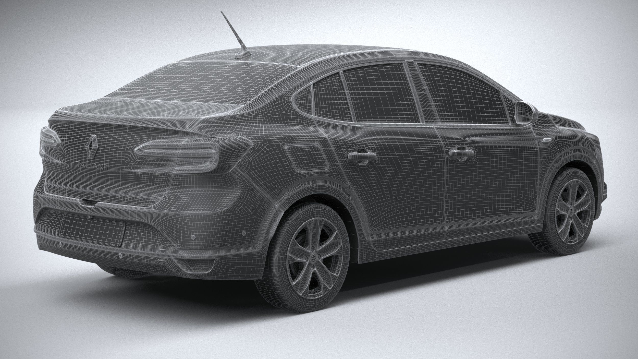 Renault Taliant 2021 3D model | CGTrader