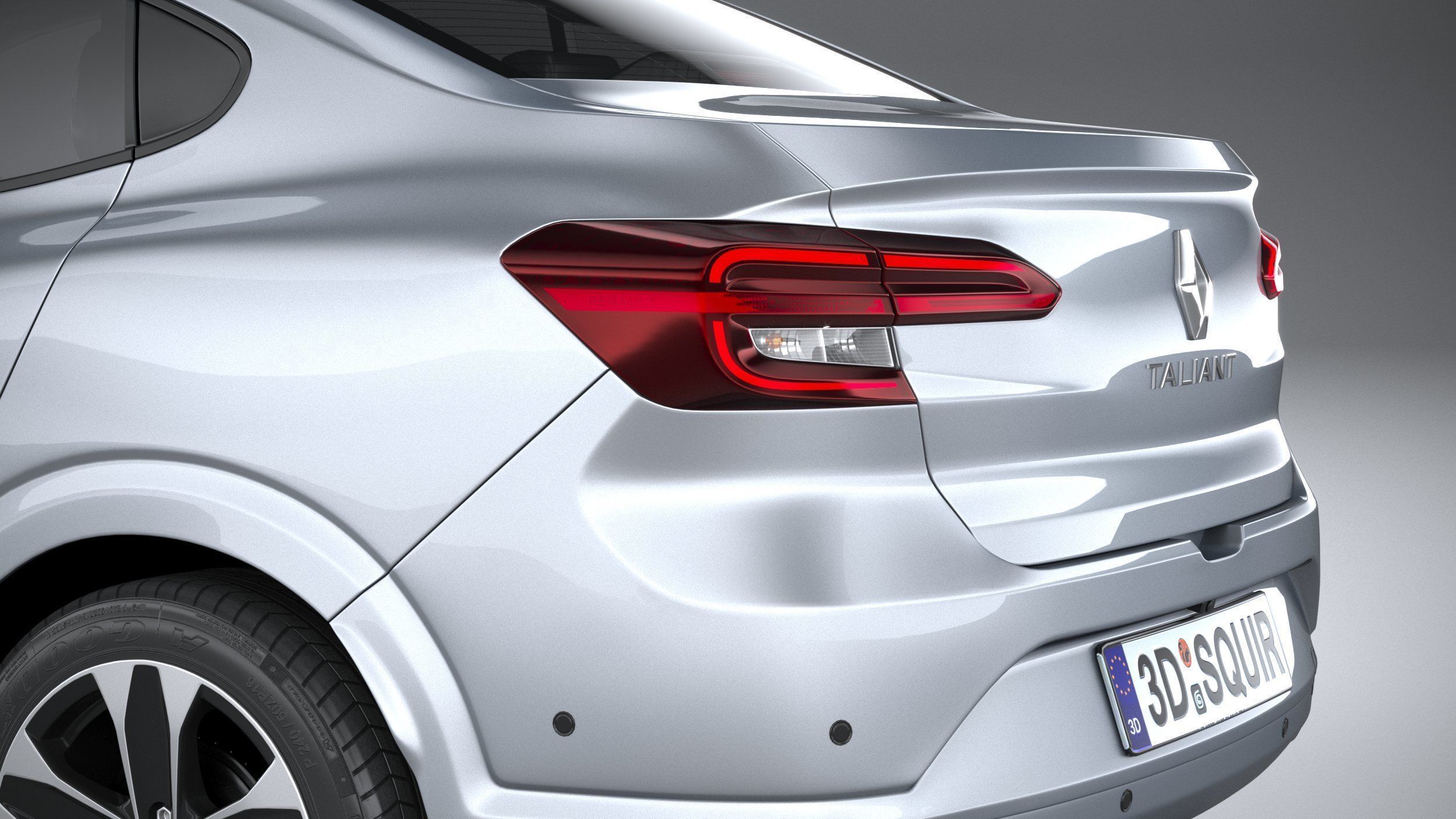 Renault Taliant 2021 3D model | CGTrader