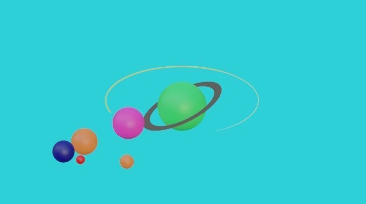Planet Rotation 3D model animated | CGTrader